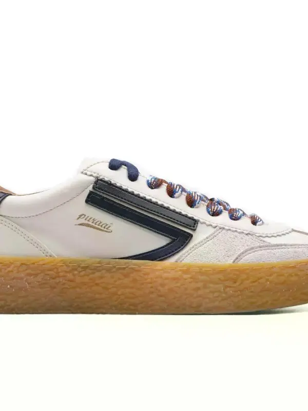 PURAAI Panelled Leather Sneakers