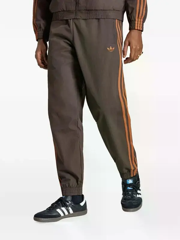 Adidas Firebird Side-stripe Track Pants - Brown