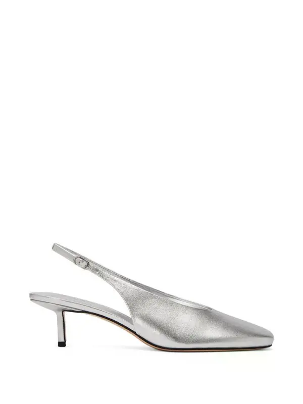 Studio Amelia 50mm Sierra Square-toe Slingback Heeled Pumps