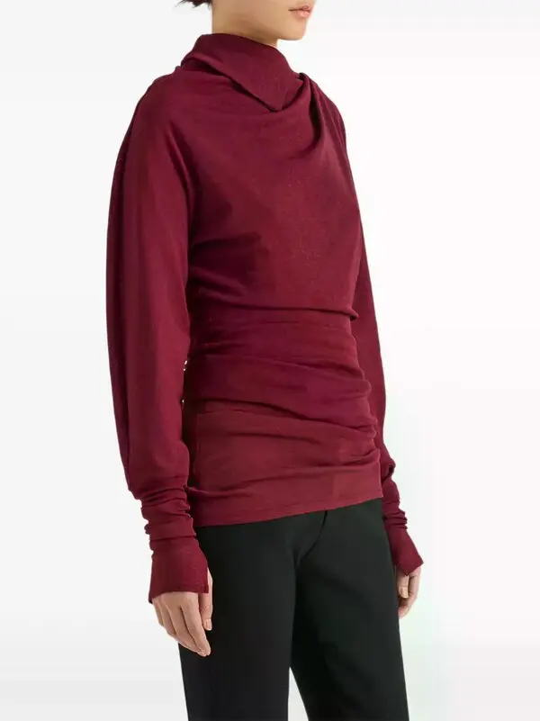 Proenza Schouler Golda Top In Gauzy Jersey