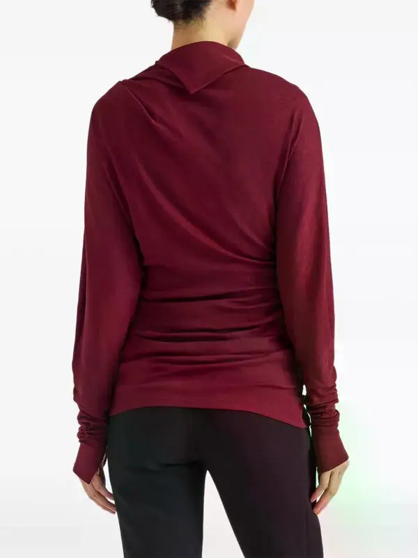 Proenza Schouler Golda Top In Gauzy Jersey