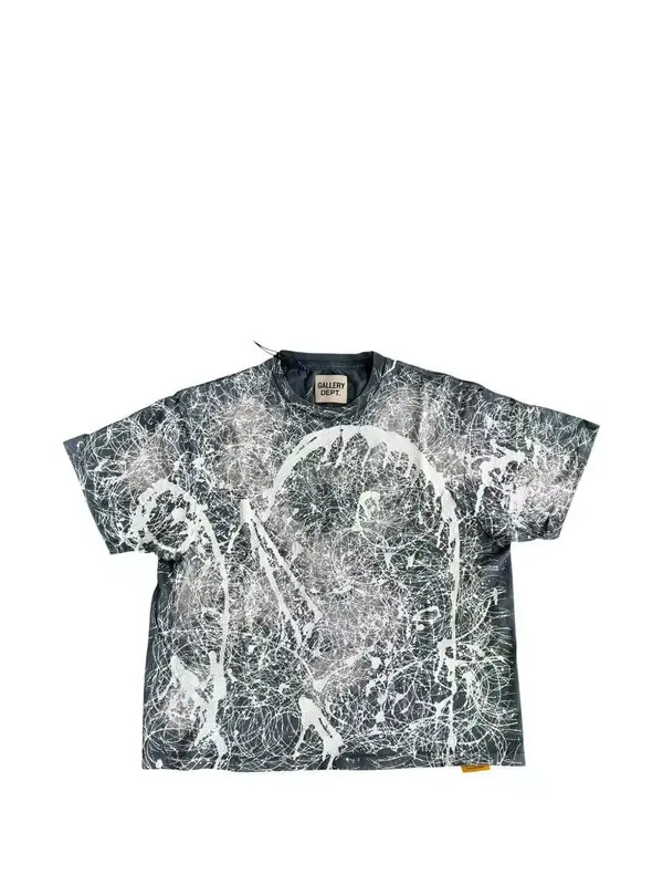 GALLERY DEPT. Paint-splatter Bleached T-shirt