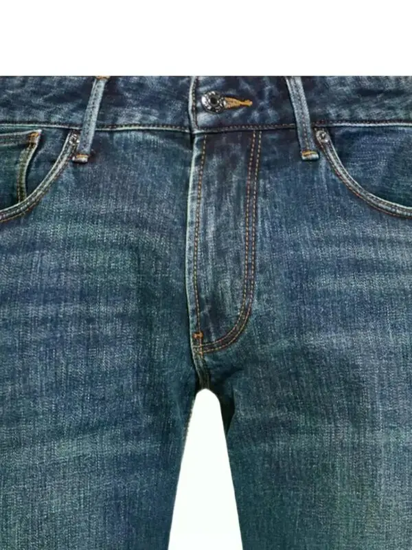Emporio Armani Faded Slim-fit Jeans