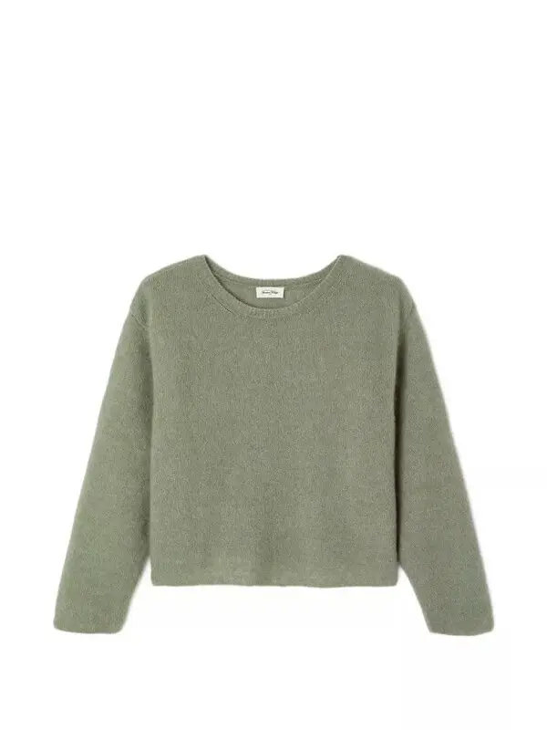 American Vintage Vitow Boxy-cut Sweater - Green