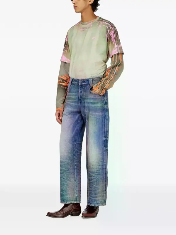 DIESEL® Relaxed Jeans High-waist 1982 D-hakou