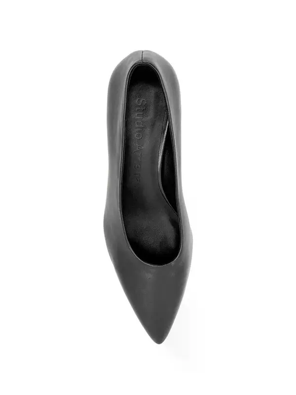 Studio Amelia 50mm Vivonne High-shine Heeled Pumps