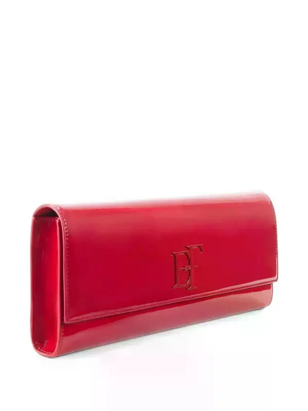 Elisabetta Franchi Patent-leather Clutch Bag