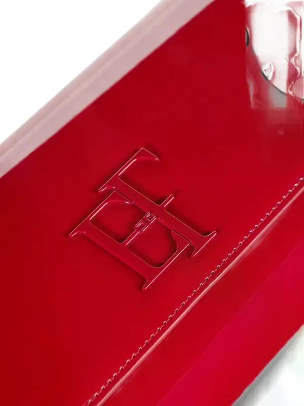 Elisabetta Franchi Patent-leather Clutch Bag
