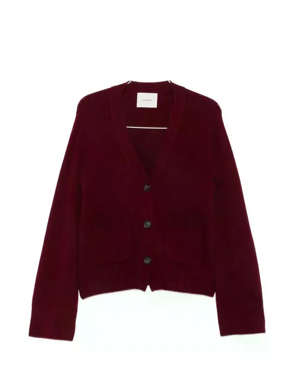 LISA YANG Danni V-neck Cardigan - Red
