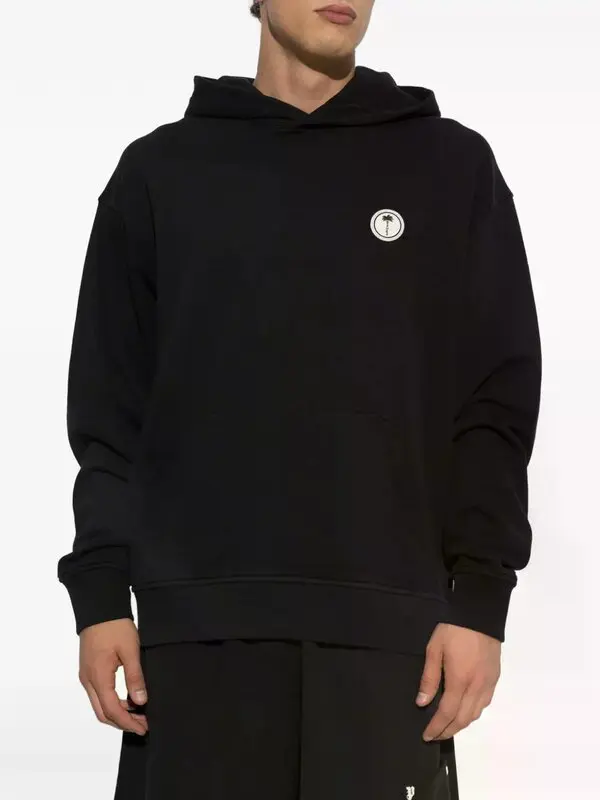 Palm Angels Logo-patch Hoodie