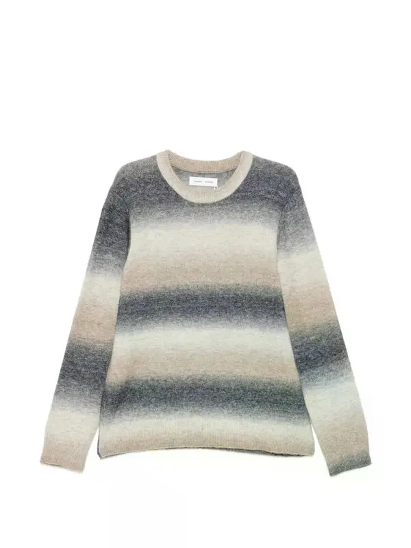 Samsøe Samsøe Gradient Effect Striped Sweater - Grey