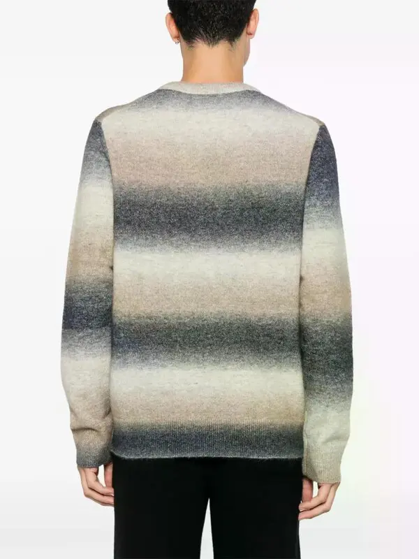 Samsøe Samsøe Gradient Effect Striped Sweater - Grey