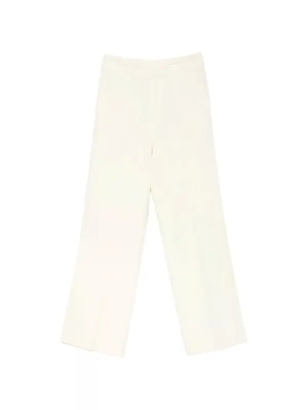 TWINSET Pressed-crease Wide-leg Trousers