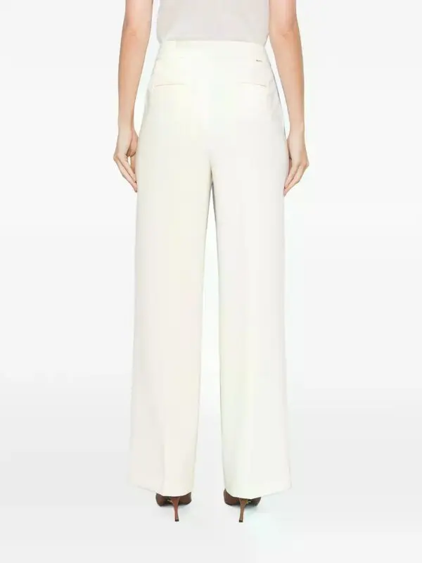 TWINSET Pressed-crease Wide-leg Trousers