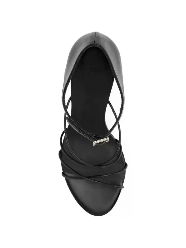 Studio Amelia 90mm Greta 90 Diamante-buckle Heeled Sandals