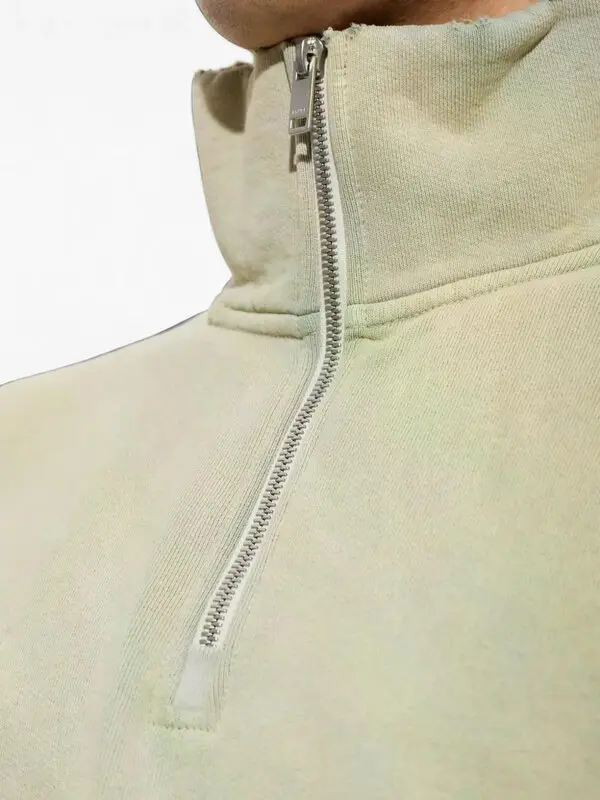 Rhude Classique Embroidered-logo Quarter-zip Sweatshirt