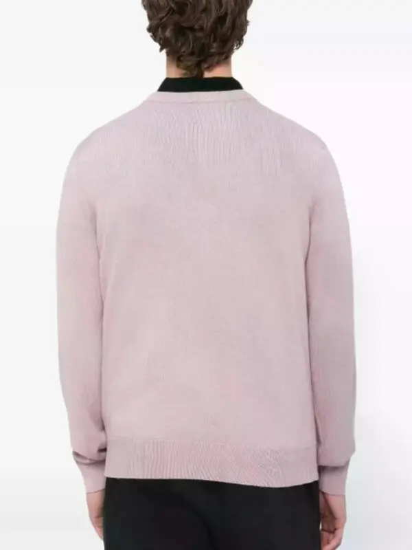 BOSS Logo-patch Crew-neck Sweater