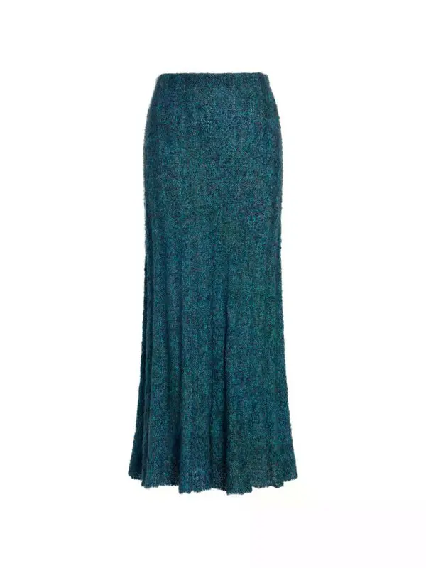 Proenza Schouler Joelle Skirt In Looped Mohair - Blue