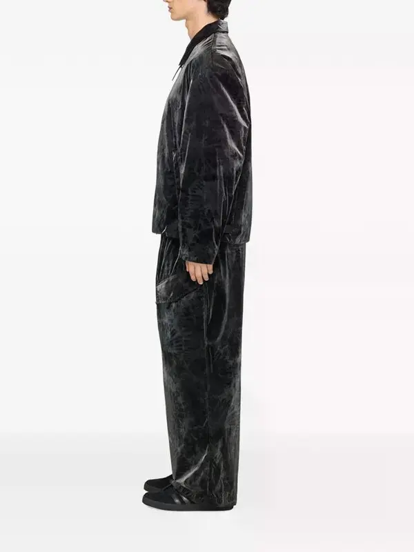 Y3 Marble-print Buckle-detail Jacket