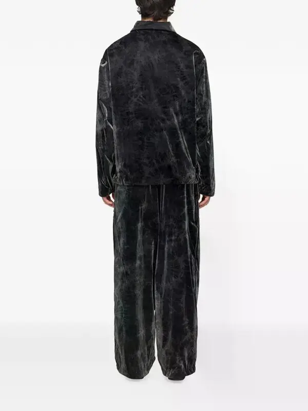 Y3 Marble-print Buckle-detail Jacket