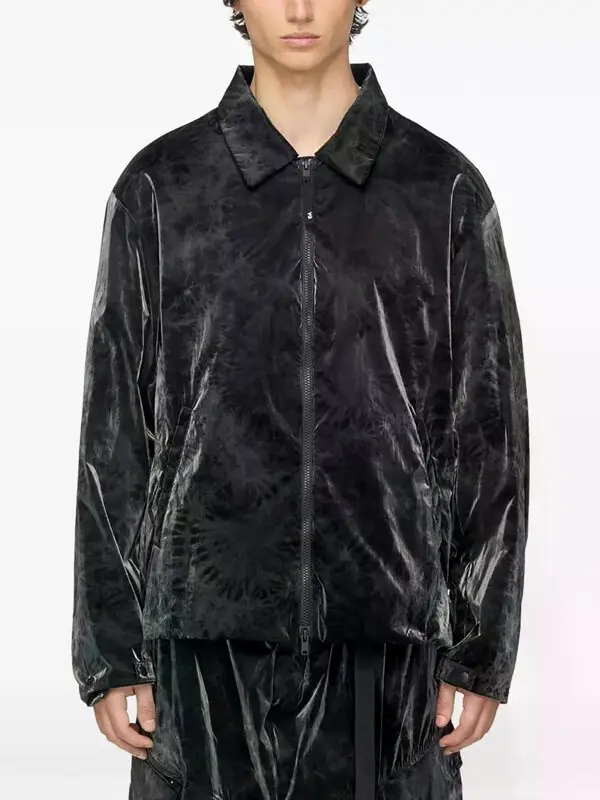 Y3 Marble-print Buckle-detail Jacket