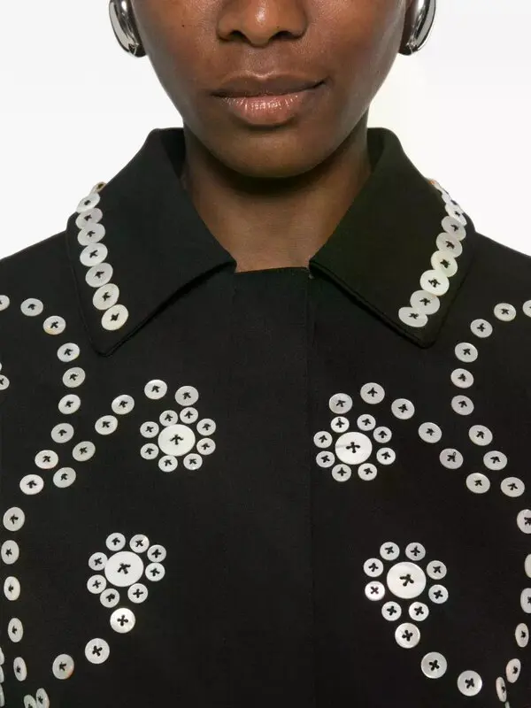 Stine Goya Eyelet-embellished Floral Jacket