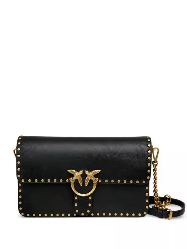 Pinko Love Birds Shoulder Bag - Black