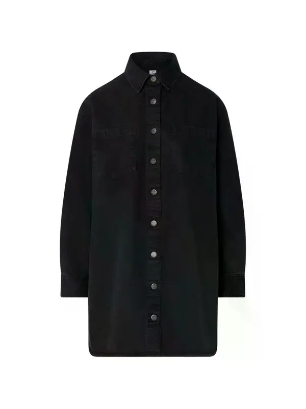 Liu Jo Embroidered Denim Shirt Dress