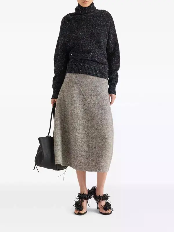 Proenza Schouler Abie Sweater In Donegal Knit