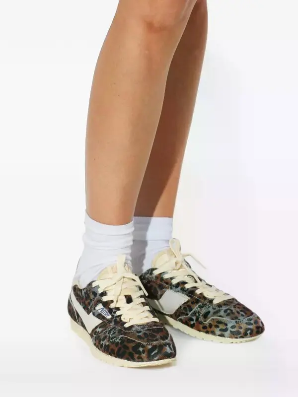AUTRY Windspin Leopard-print Sneakers