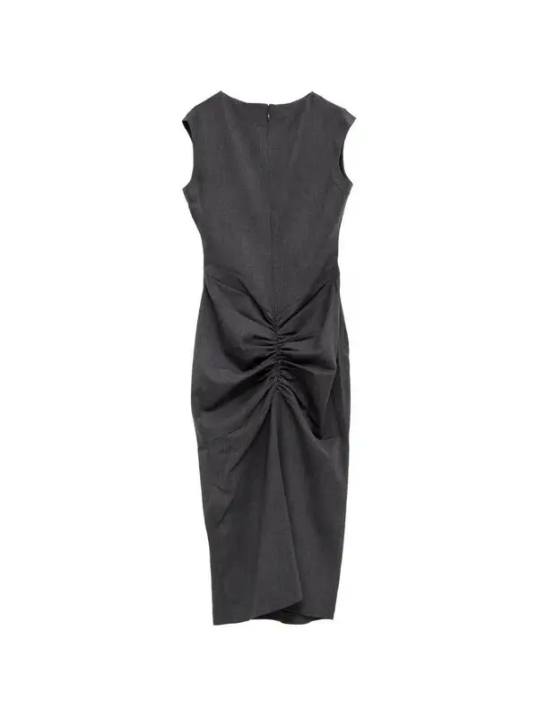 Jacquemus The Alba Midi Dress - Grey