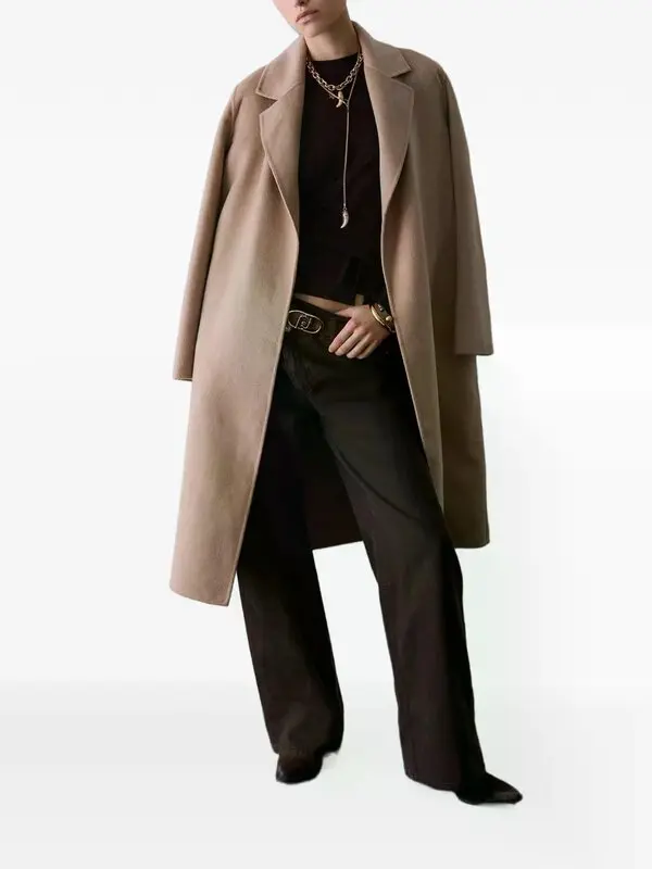 Liu Jo Long Coat With Jewel Embroidery