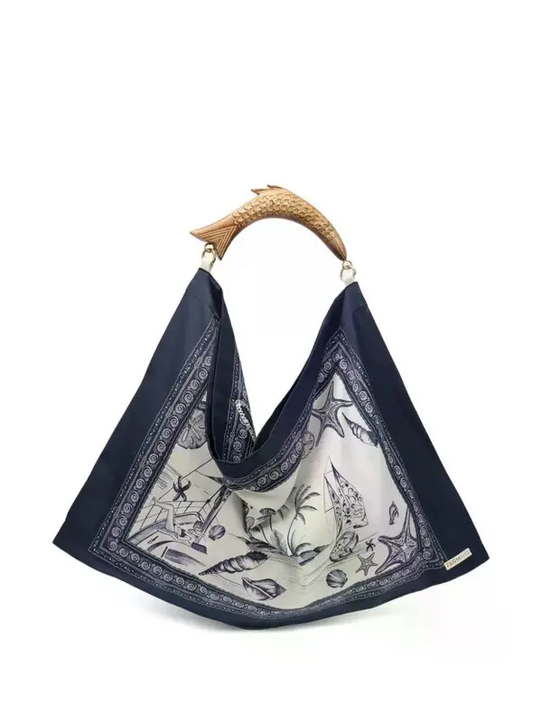 Farm Rio Fish Handle Tote Bag