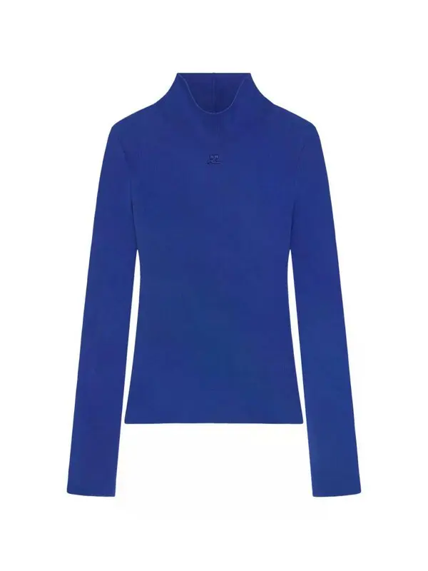 COURREGES Milano Knit Mock-neck Sweater