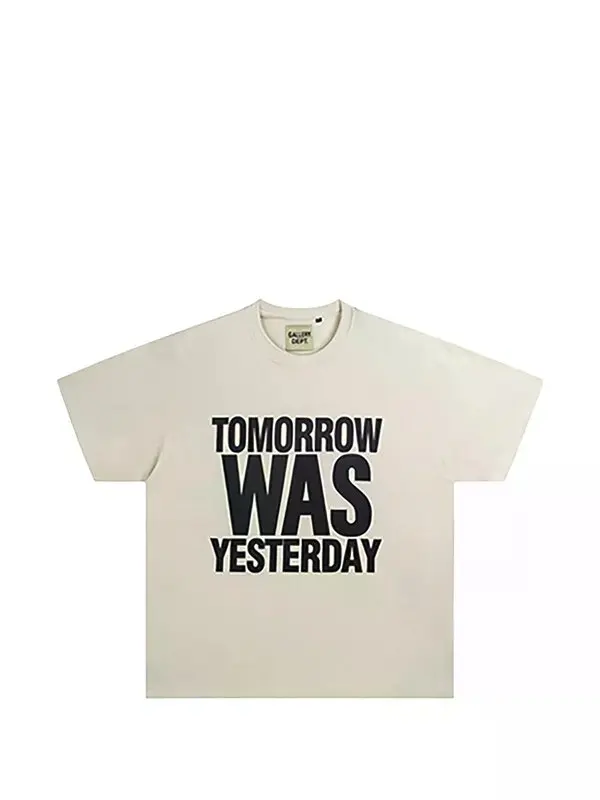GALLERY DEPT. Yesterday Was Tomorrow Logo-print T-shirt