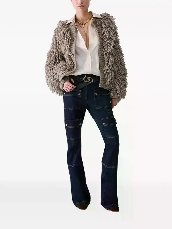 Liu Jo Flare Jeans With Pockets - Blue