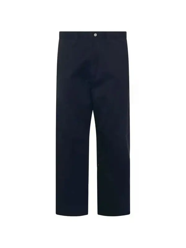 Carhartt Work In Progress Logo-patch Trousers - Black