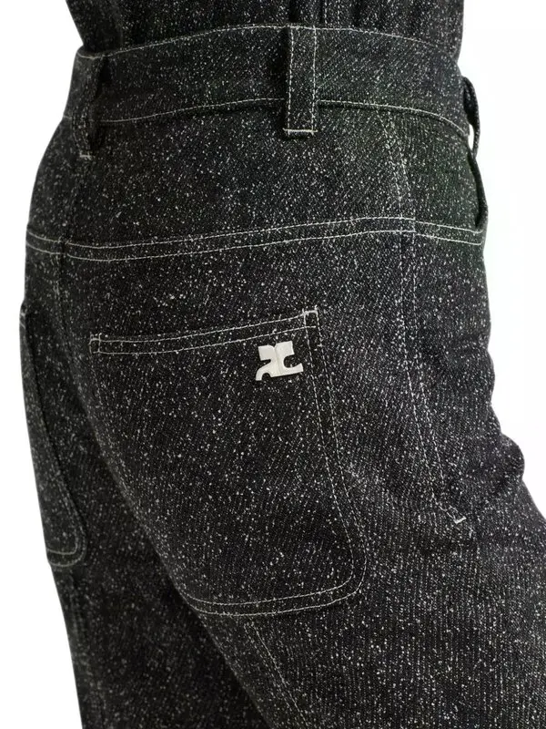 COURREGES Denim Tweed Jeans