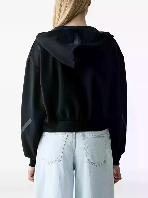Adidas Logo-print Zip-up Hoodie