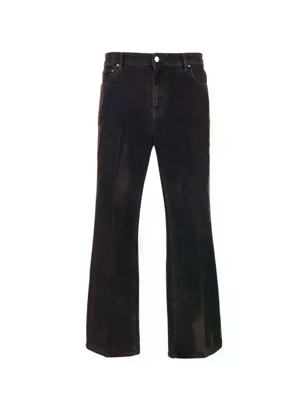 Amiri Flock Ma Fit 5 Pocket Jeans - Brown