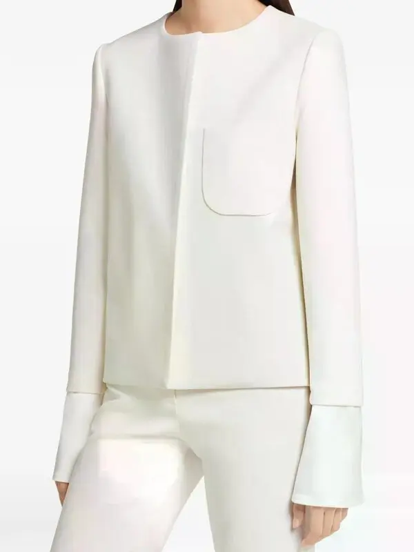 COURREGES Satin-trimmed Tailored Jacket