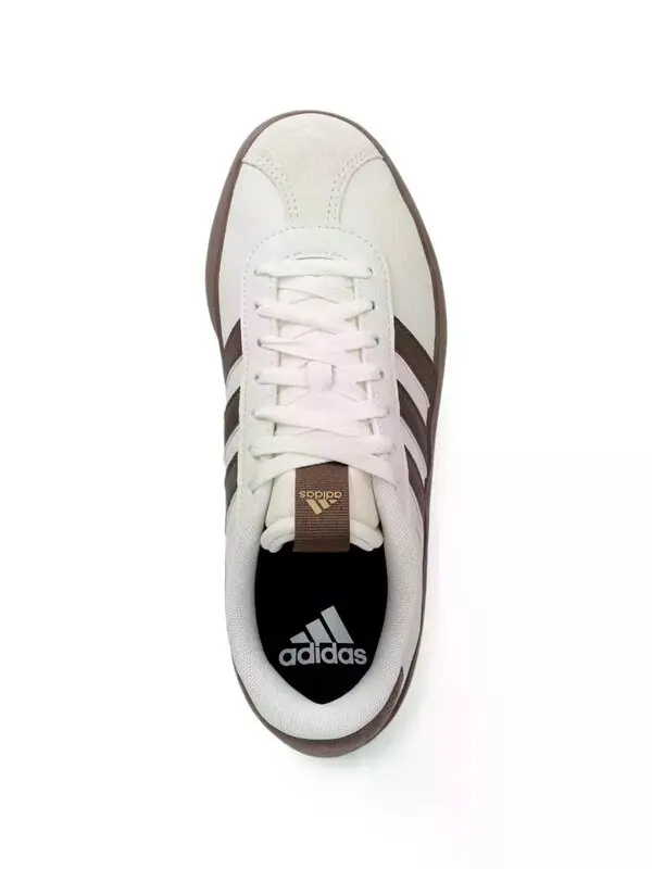 Adidas Vl Court 3.0 Three-stripe Panelled Sneakers