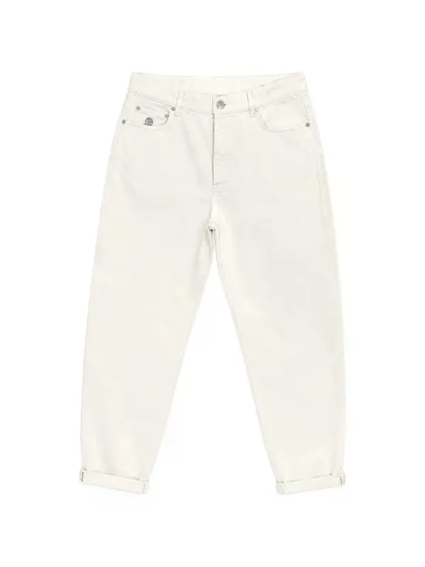 Brunello Cucinelli Logo-patch Jeans