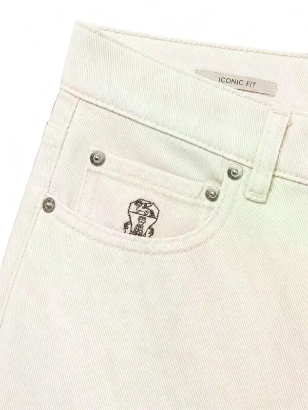 Brunello Cucinelli Logo-patch Jeans