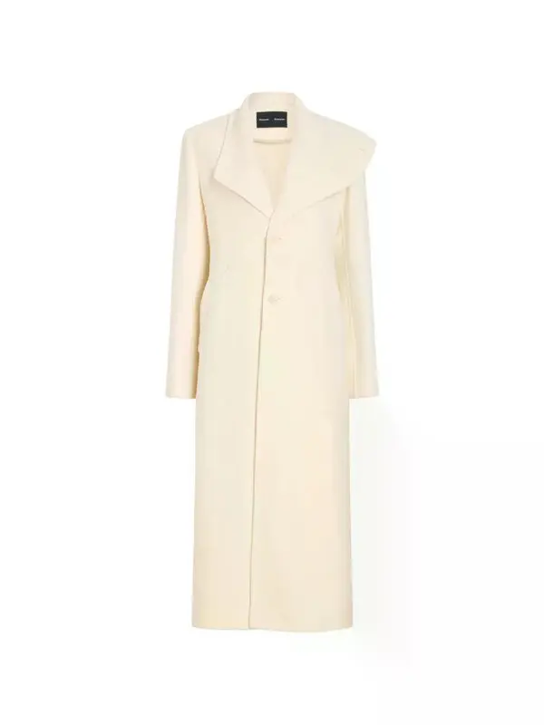 Proenza Schouler Alix Coat In Compact Melton Wool