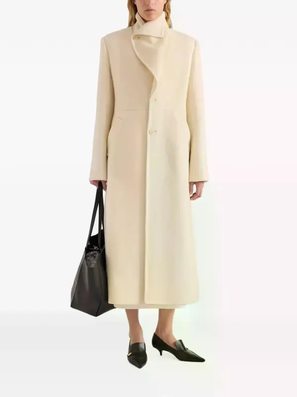 Proenza Schouler Alix Coat In Compact Melton Wool