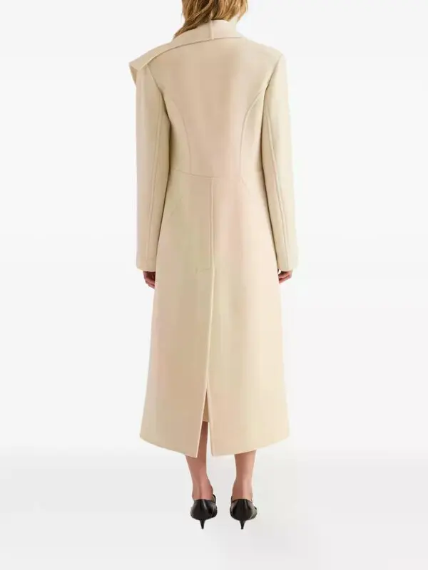Proenza Schouler Alix Coat In Compact Melton Wool
