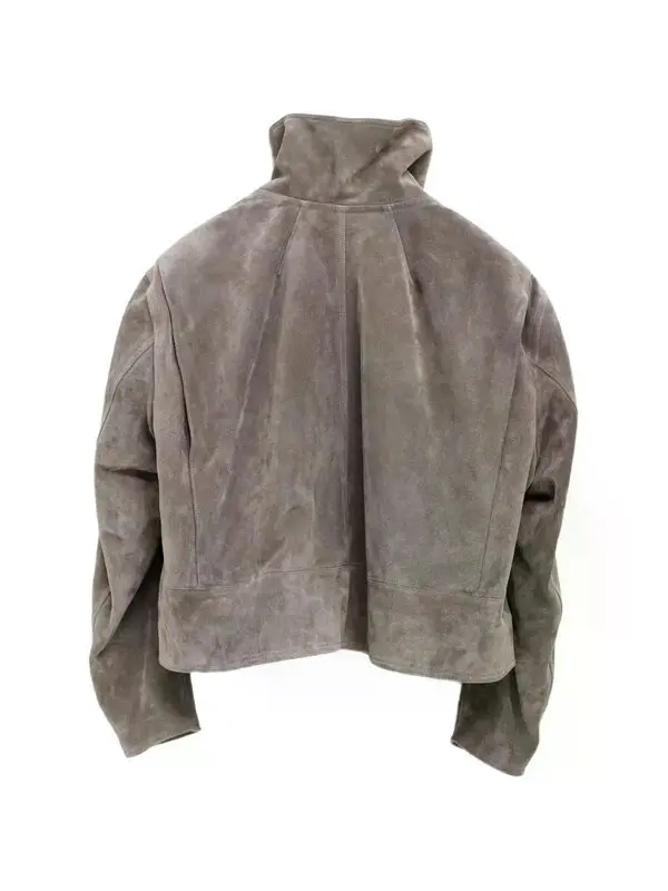Rick Owens High-neck Buttoned Jacket