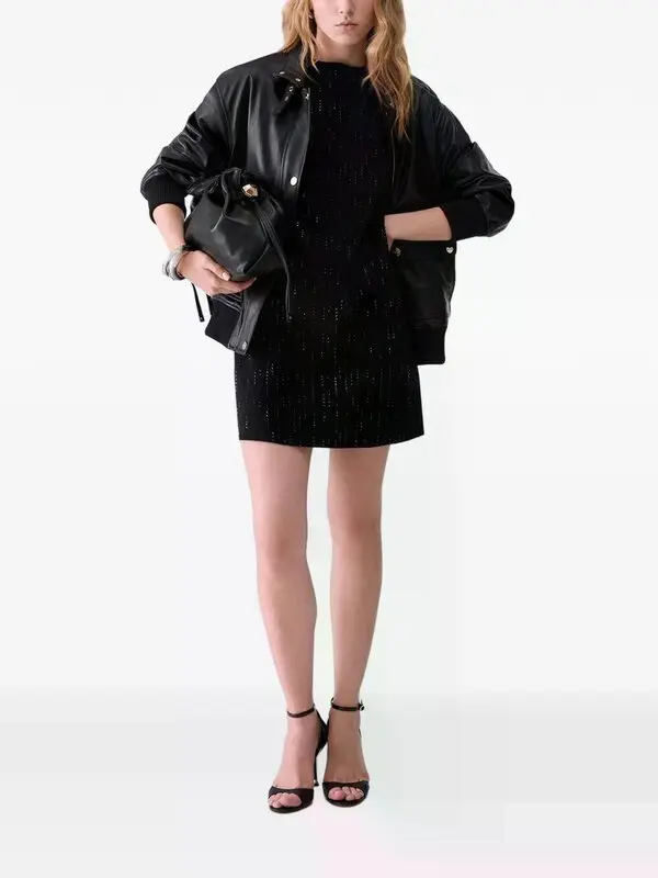 Liu Jo Knit Dress With Rhinestones