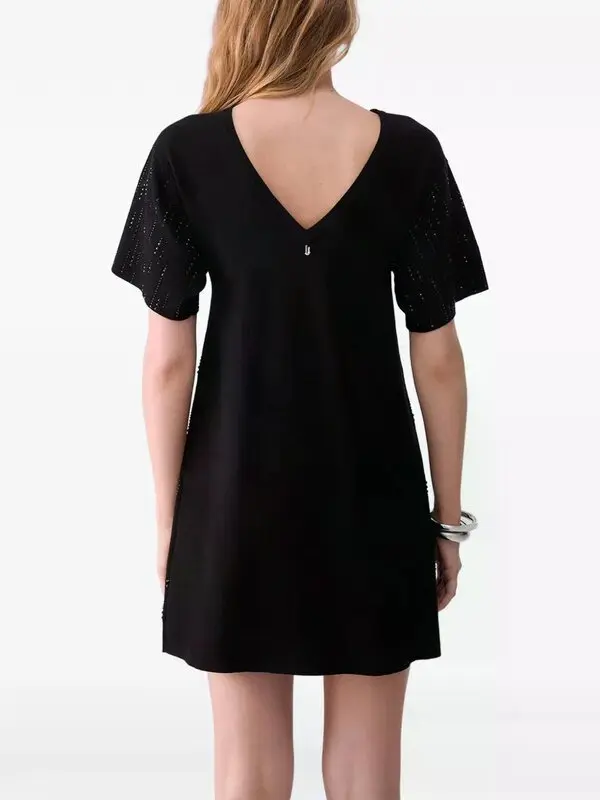 Liu Jo Knit Dress With Rhinestones